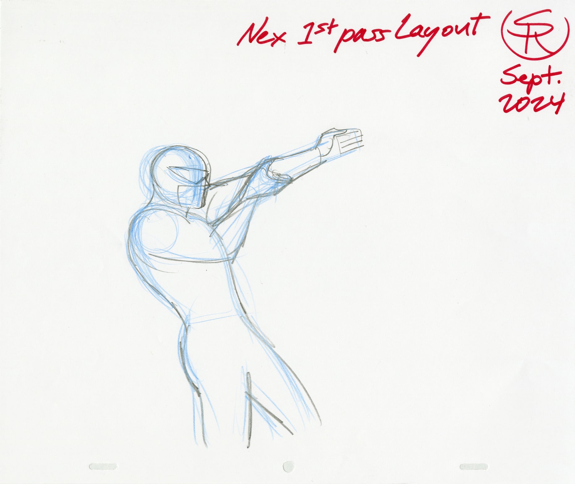 Nexus First Pass Layout Animation – Steve Rude Art