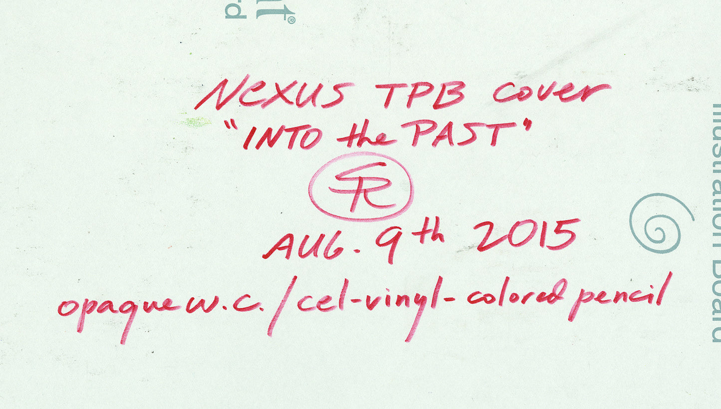 Nexus Into The Past Cover Painting – Steve Rude Art